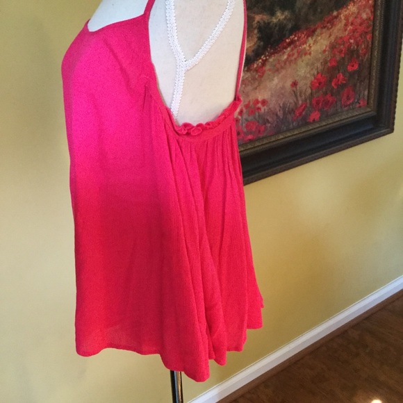 Elodie | Tops | Elodie Pretty Flowing Pink Tank Size M | Poshmark